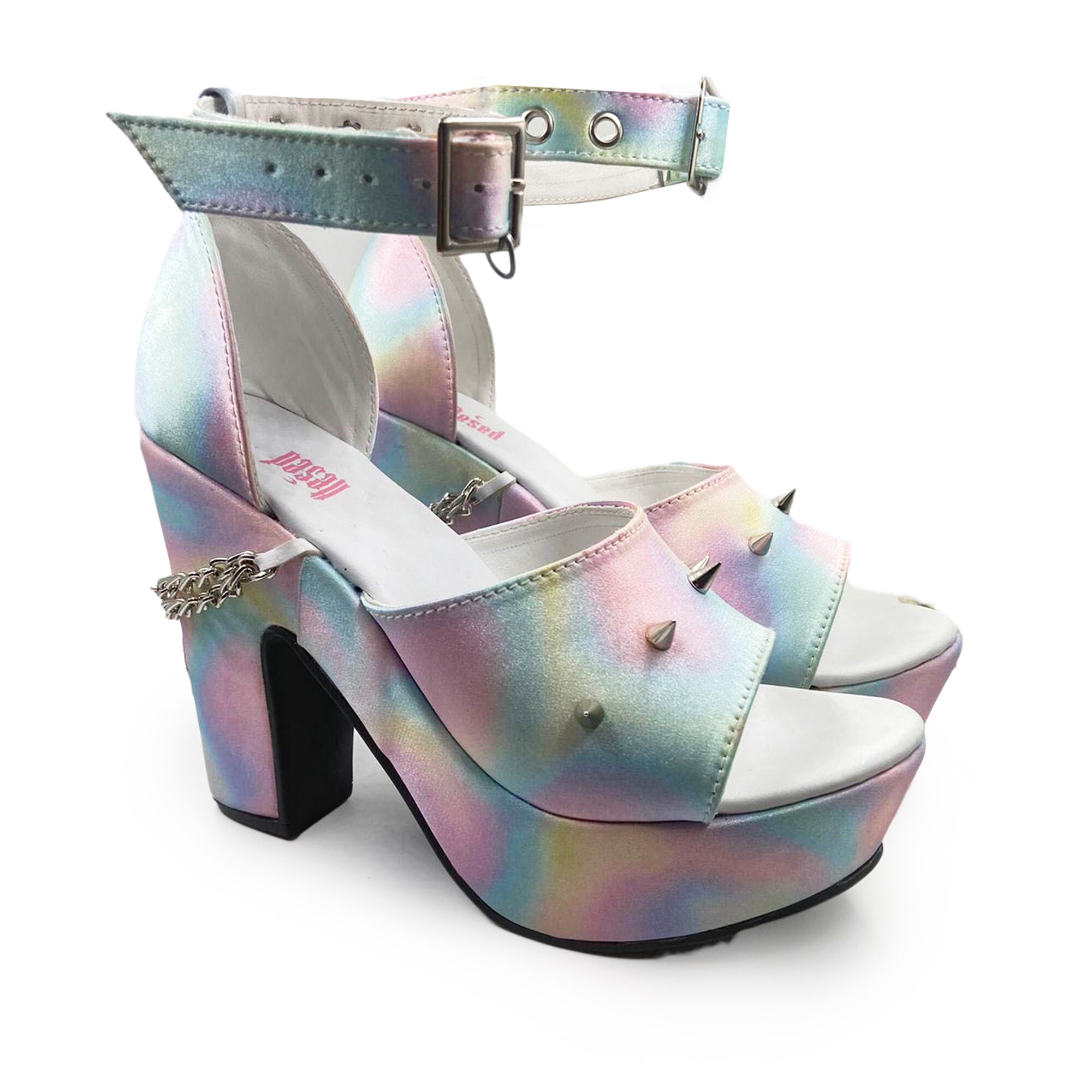 Thera Heels Pastel Goth Shoes Gothic Sandals Witchy Shoes - Etsy