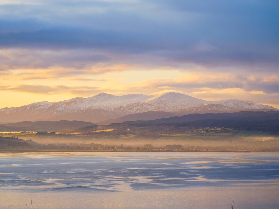 Dusk on the Firth Ord Hill, Beauly Firth, Highlands of Scotland - Etsy UK