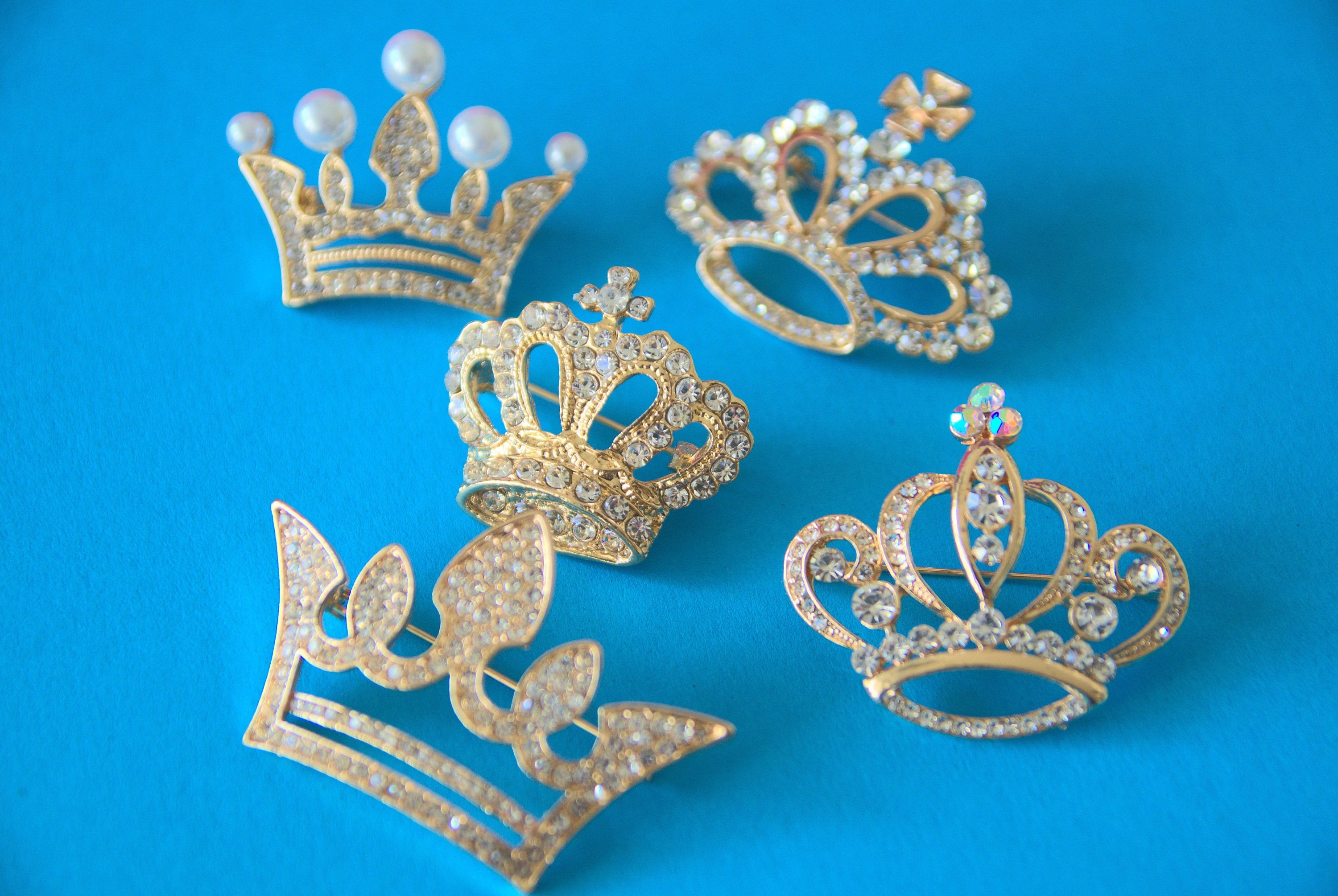 Royalty Pin Krone Pin Royal Crown - Etsy UK