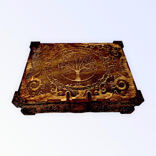 Tree of Life Wooden Box - Etsy