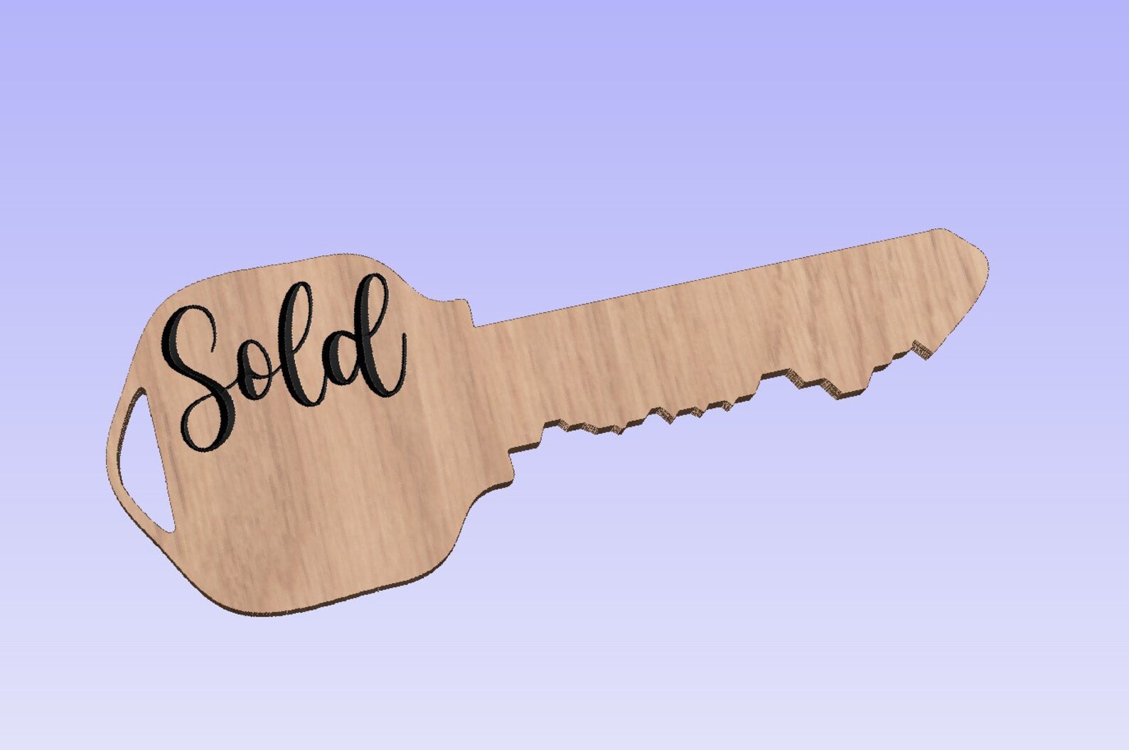 Cut File - 24" Key Realtor Sold Sign SVG DFX EPS - Etsy