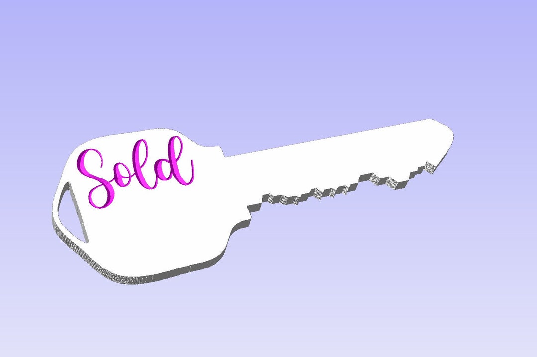 Cut File - 24" Key Realtor Sold Sign SVG DFX EPS - Etsy