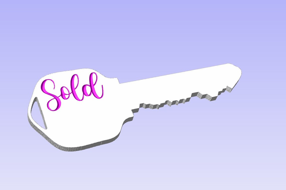 Cut File - 24" Key Realtor Sold Sign SVG DFX EPS - Etsy