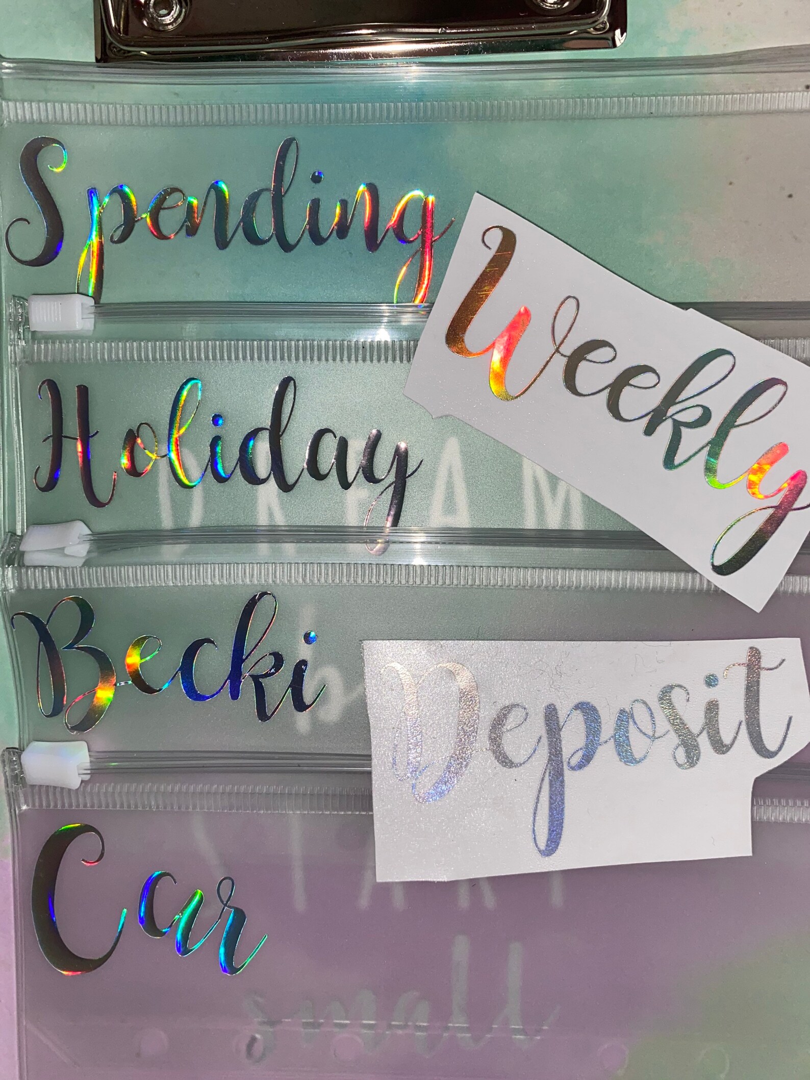 Personalised Vinyl Name Decals Vinyl Stickers Vinyl Labels | Etsy