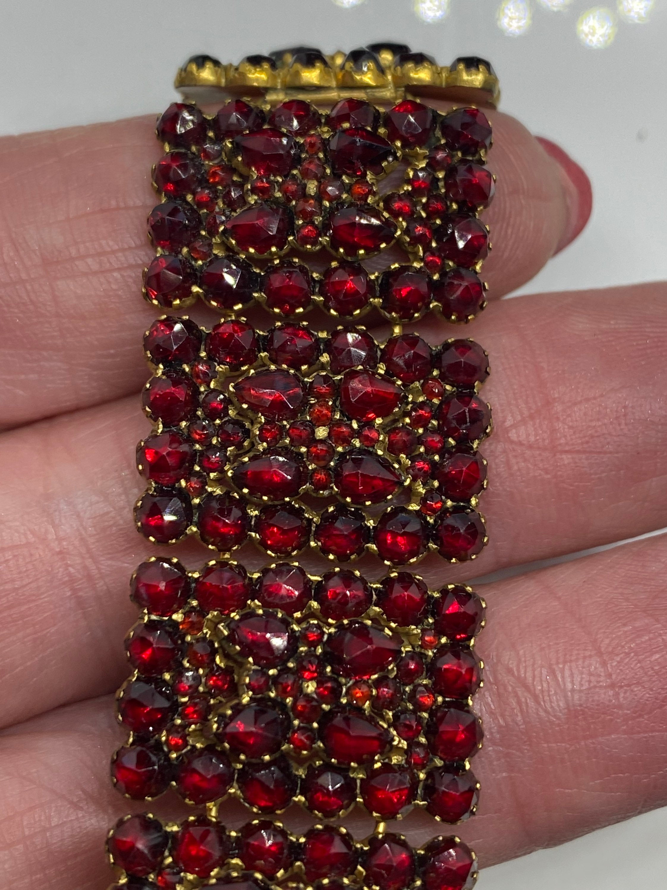 Bohemian Garnets - Etsy