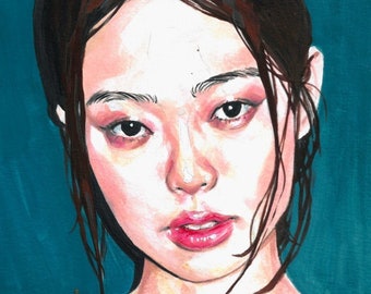 Jennie Blackpink Kpop Print Artwork - Etsy