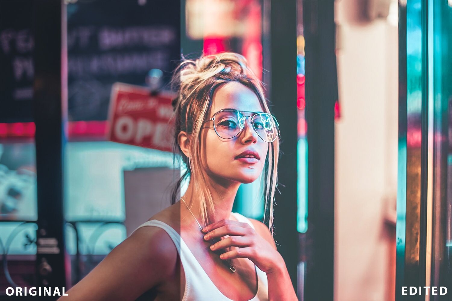 Neon Light Presets Presets & Camera Raw,night Preset, Photo Filters ...