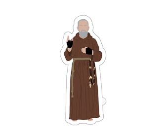 Padre Pio Sticker - Etsy