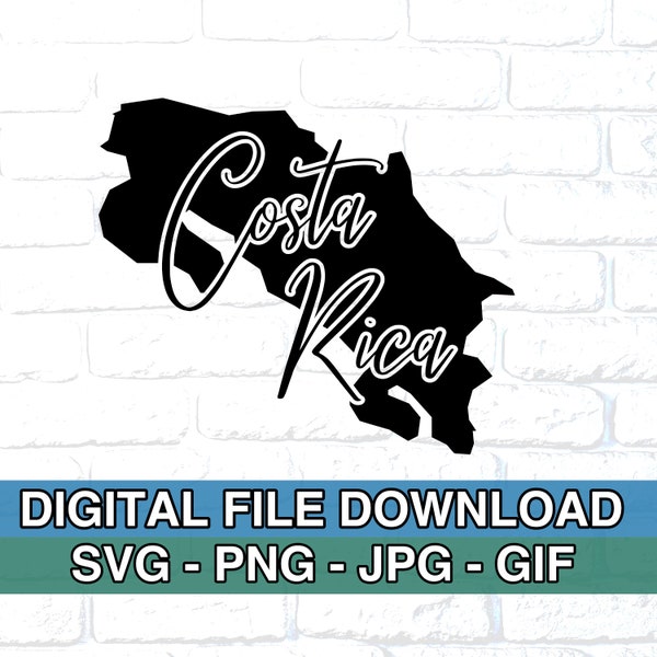 Costa Rica Vacation Svg - Etsy