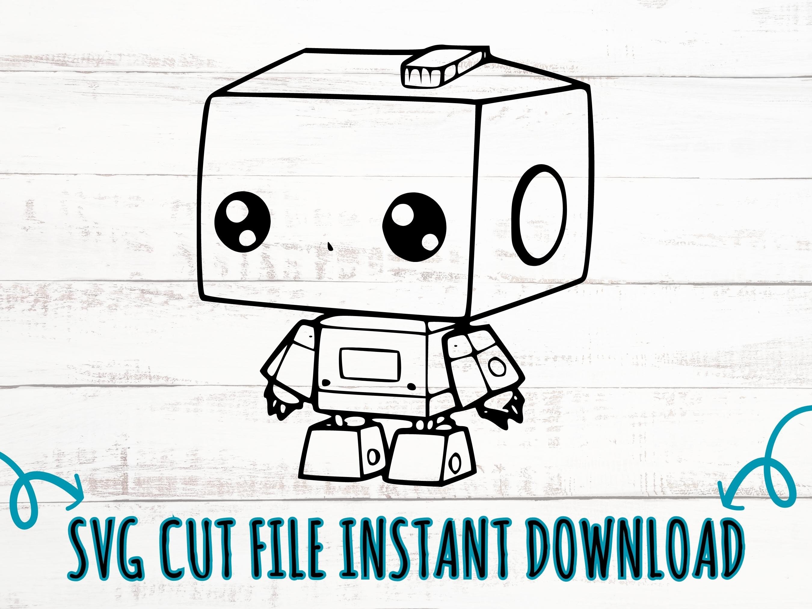 Simple Cute Robot Drawing