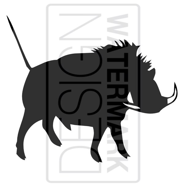 Warthog Svg - Etsy
