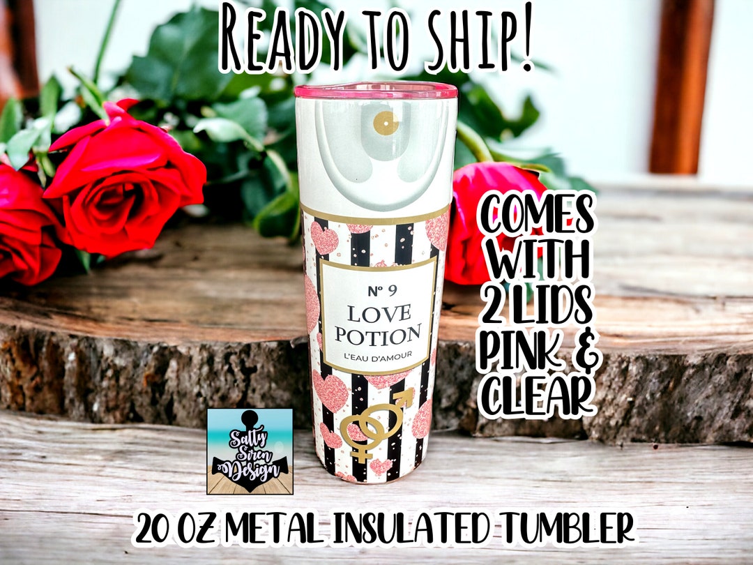 Love Potion Spray Tumbler Ready to Ship 20 Ounce Skinny Tumbler Cup ...