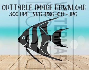 Angel Fish Svg - Etsy