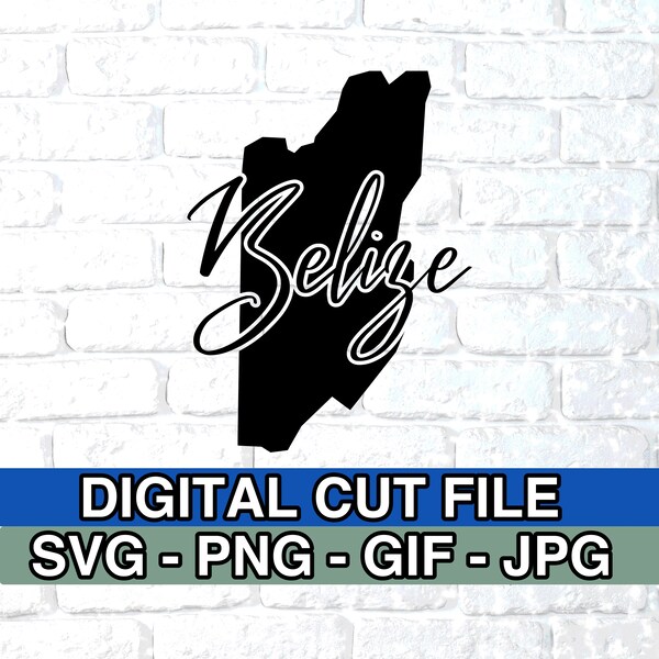 Belize Svg - Etsy