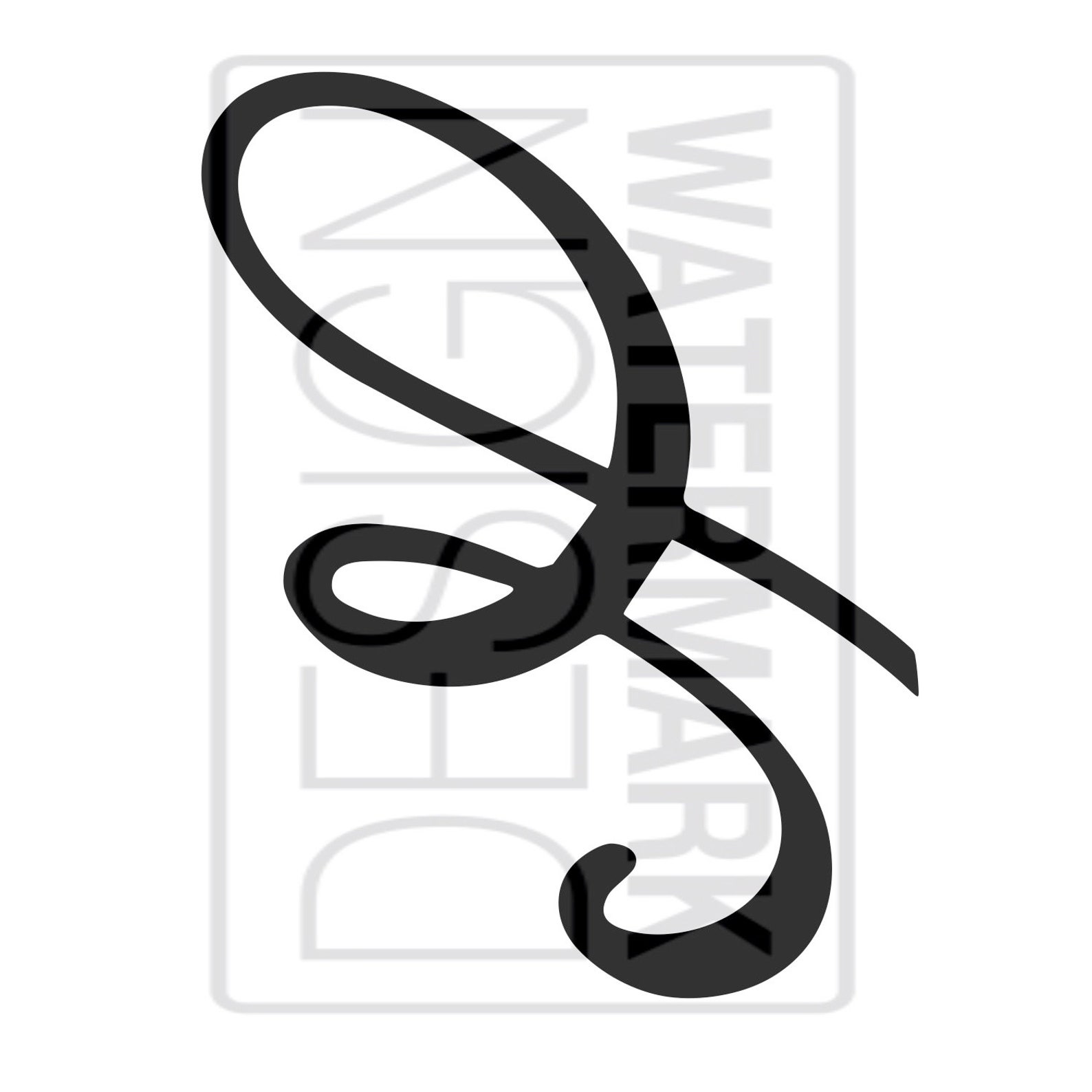 Swirl Text Embellishment Swoosh Cricut Silhouette Cut - Etsy