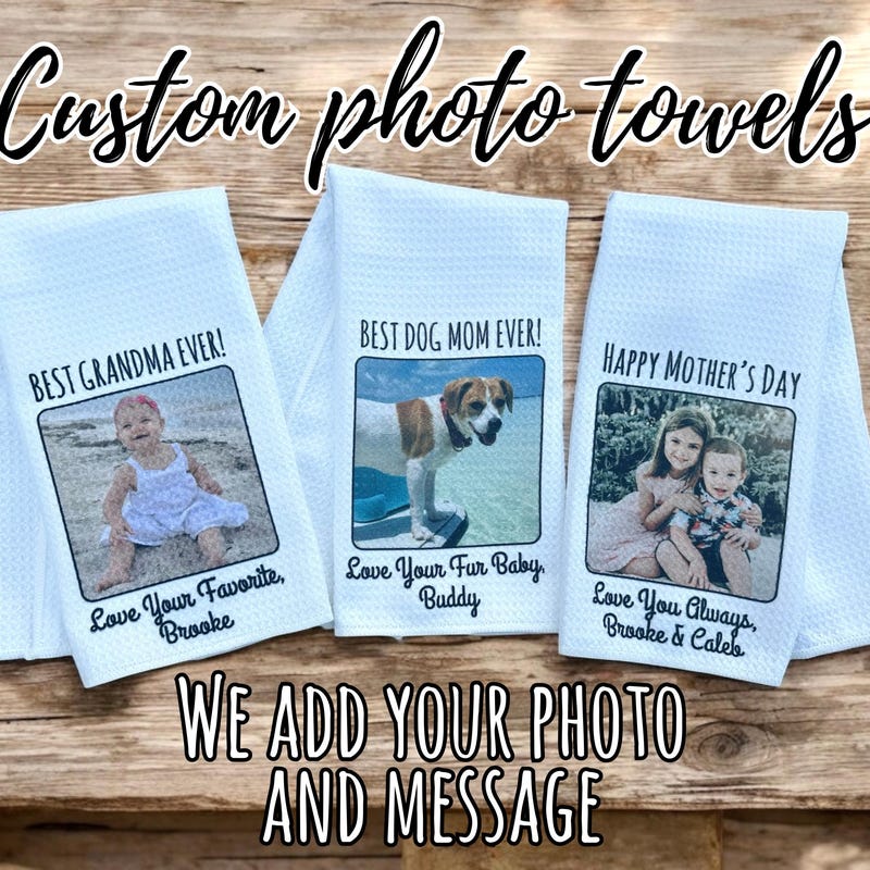 Custom Image Tea Towels - Etsy