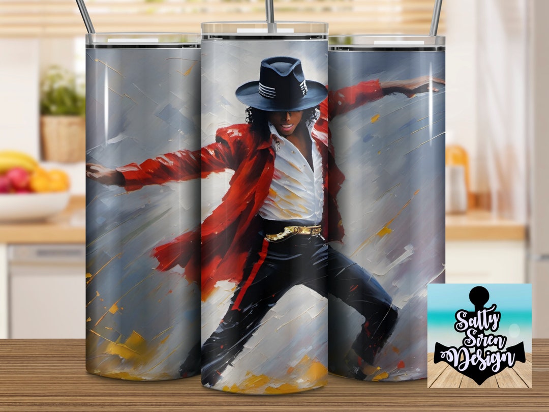 Michael Jackson Tumbler - 20 Ounce Tumbler / Stainless Steel Insulated ...