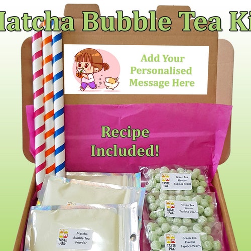DIY Thai Bubble Tea Letterbox Gift Bubble Tea Kit Boba Tea - Etsy UK