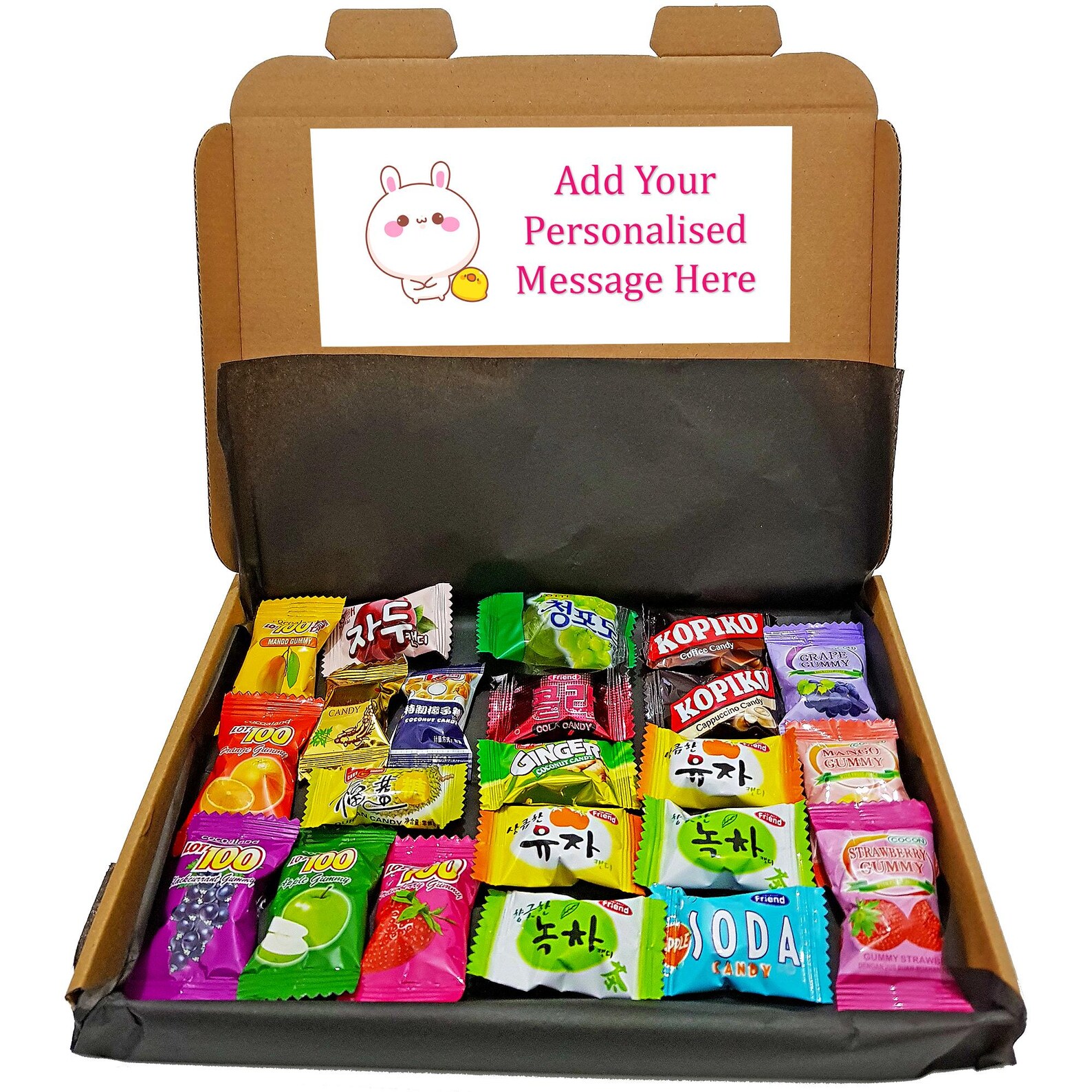 Sweets From the Far East Candy Hamper Letter Box Gift Handpicked Korean ...