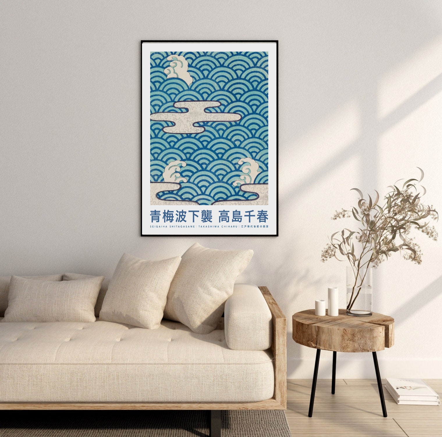 Japanese Wave Print, Great Wave Poster, Japanese Print, Woodblock Print ...