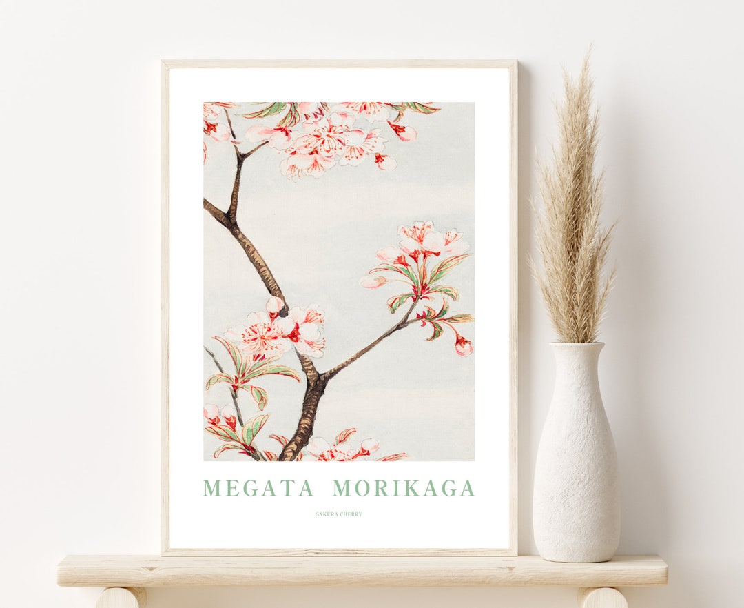 Sakura Print, Sakura Poster, Sakura Wall Decor, Cherry Blossom Print ...