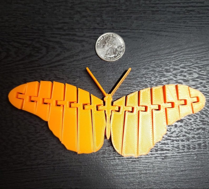 Flexible Articulated Butterfly Fidget Toy Embrace - Etsy