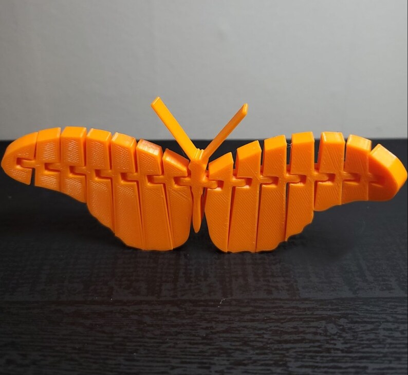 Flexible Articulated Butterfly Fidget Toy Embrace - Etsy