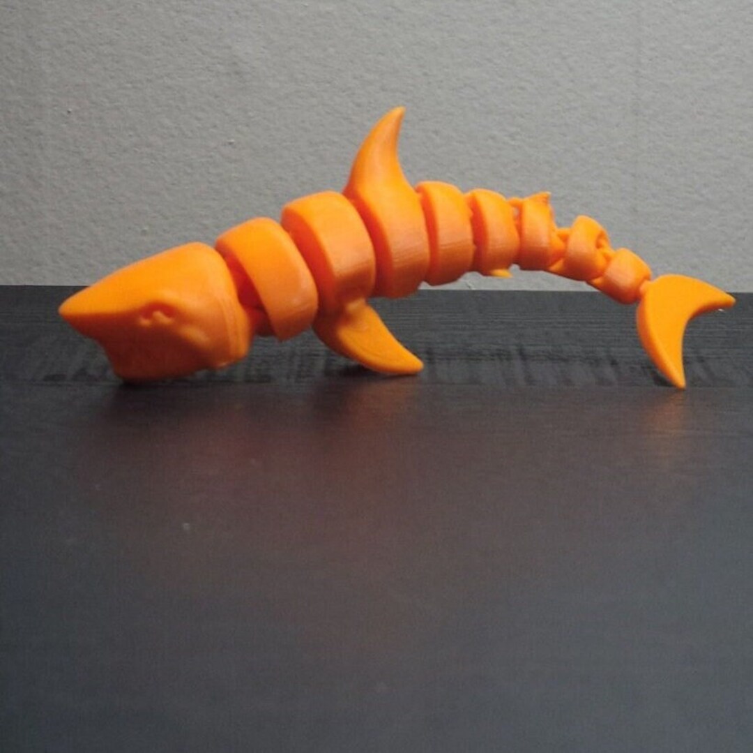 Flexible Articulated Shark Fidget Toy Dive Into Stress Relief and ...