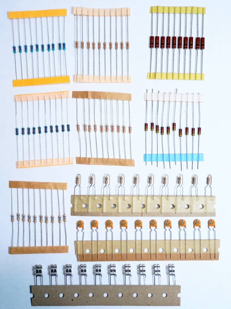100 PC Electronic Component Vintage Project Collection ~ Resistors ...