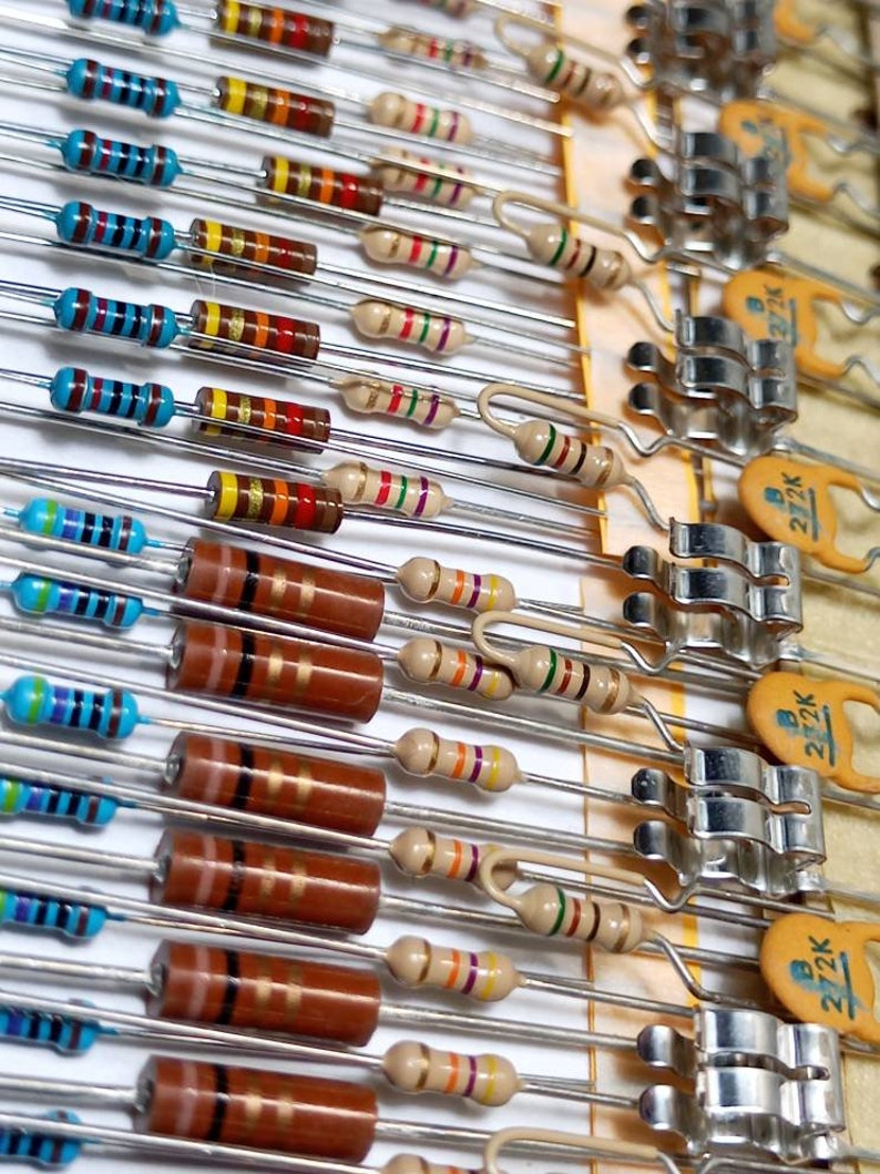 100 PC Electronic Component Vintage Project Collection ~ Resistors ...