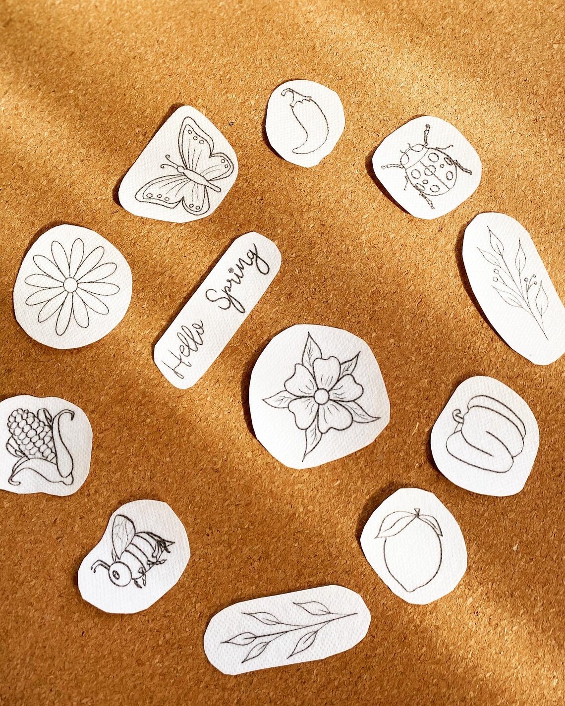 Stick & Stitch Spring Pack DIY Embroidery Patterns - Etsy