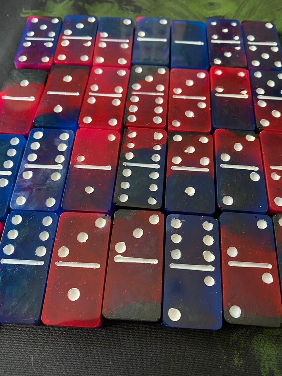 Neon Demon Dominoes Set | Etsy