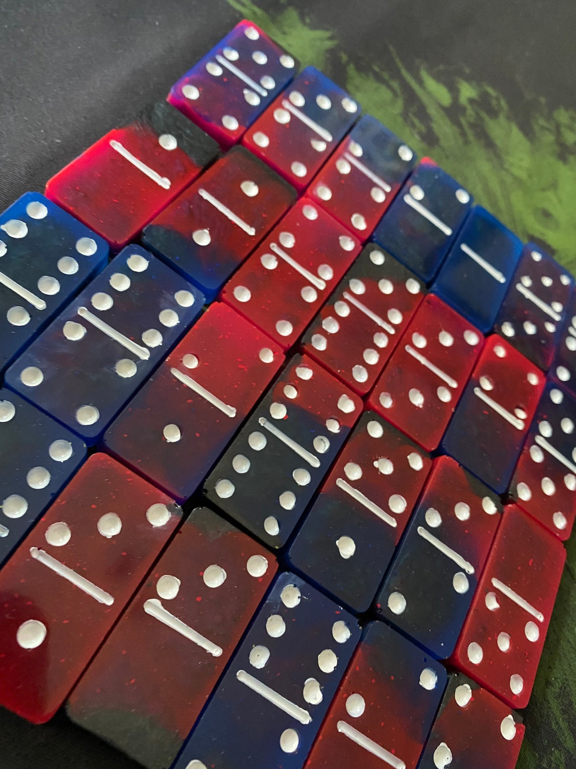 Neon Demon Dominoes Set - Etsy