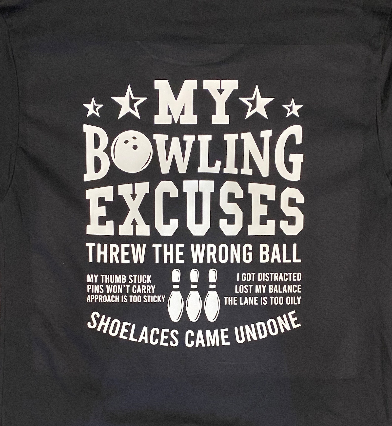 Bowling Excuses Graphic Tee - Etsy