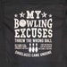 Bowling Excuses Graphic Tee - Etsy