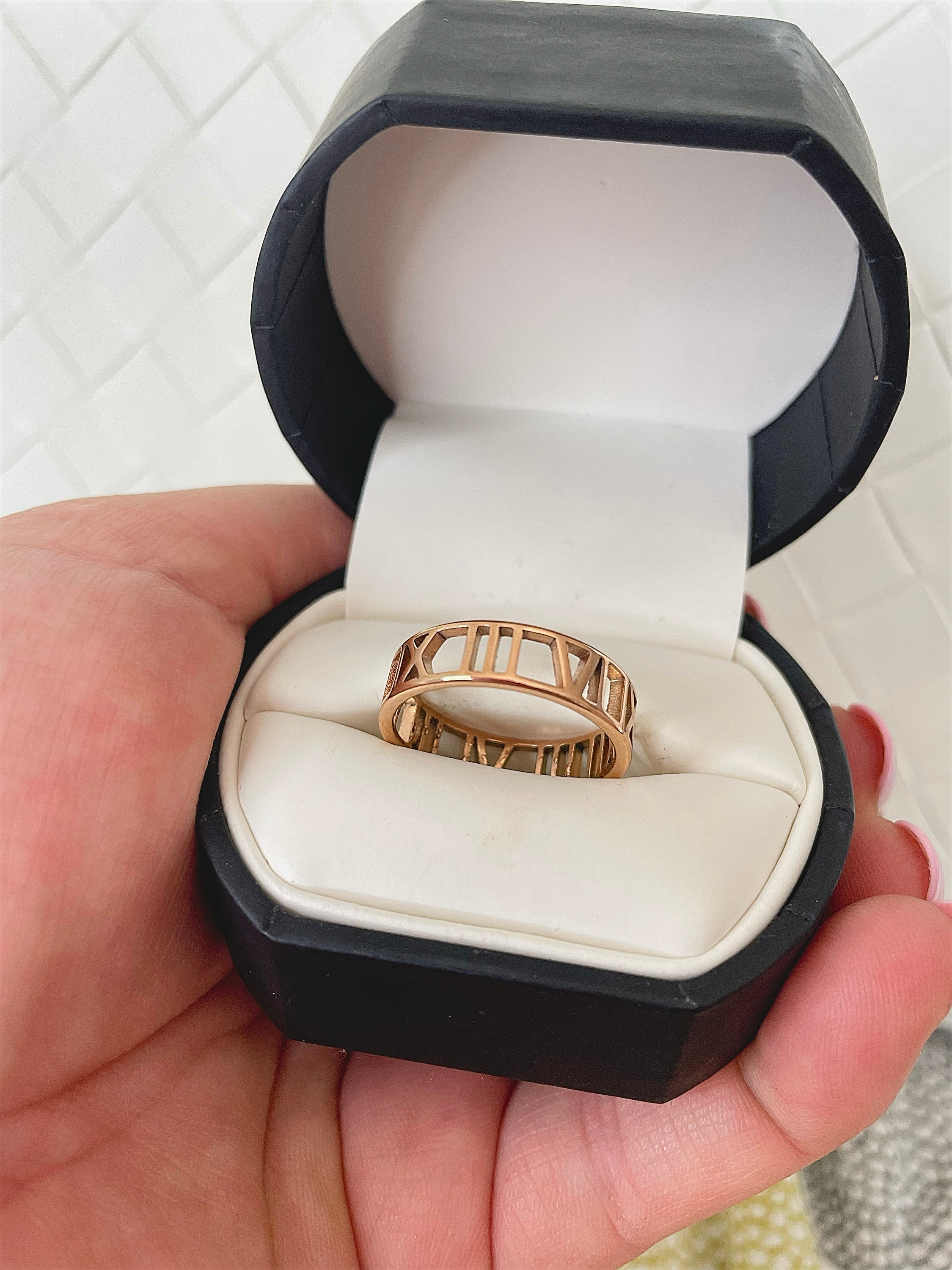Roman Numerals Ring - Etsy