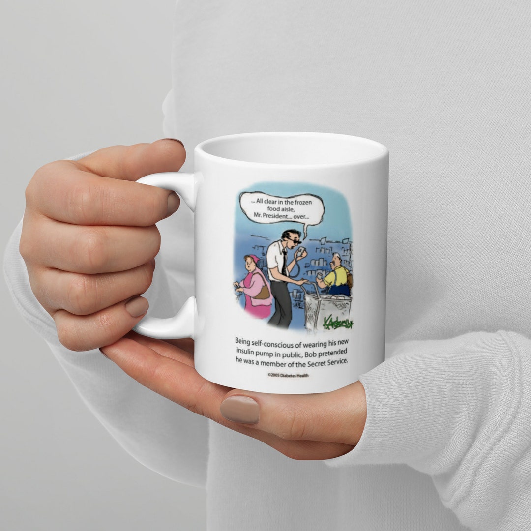 Insulin Pump Cartoon Being Self-conscious of Wearing His New - Etsy