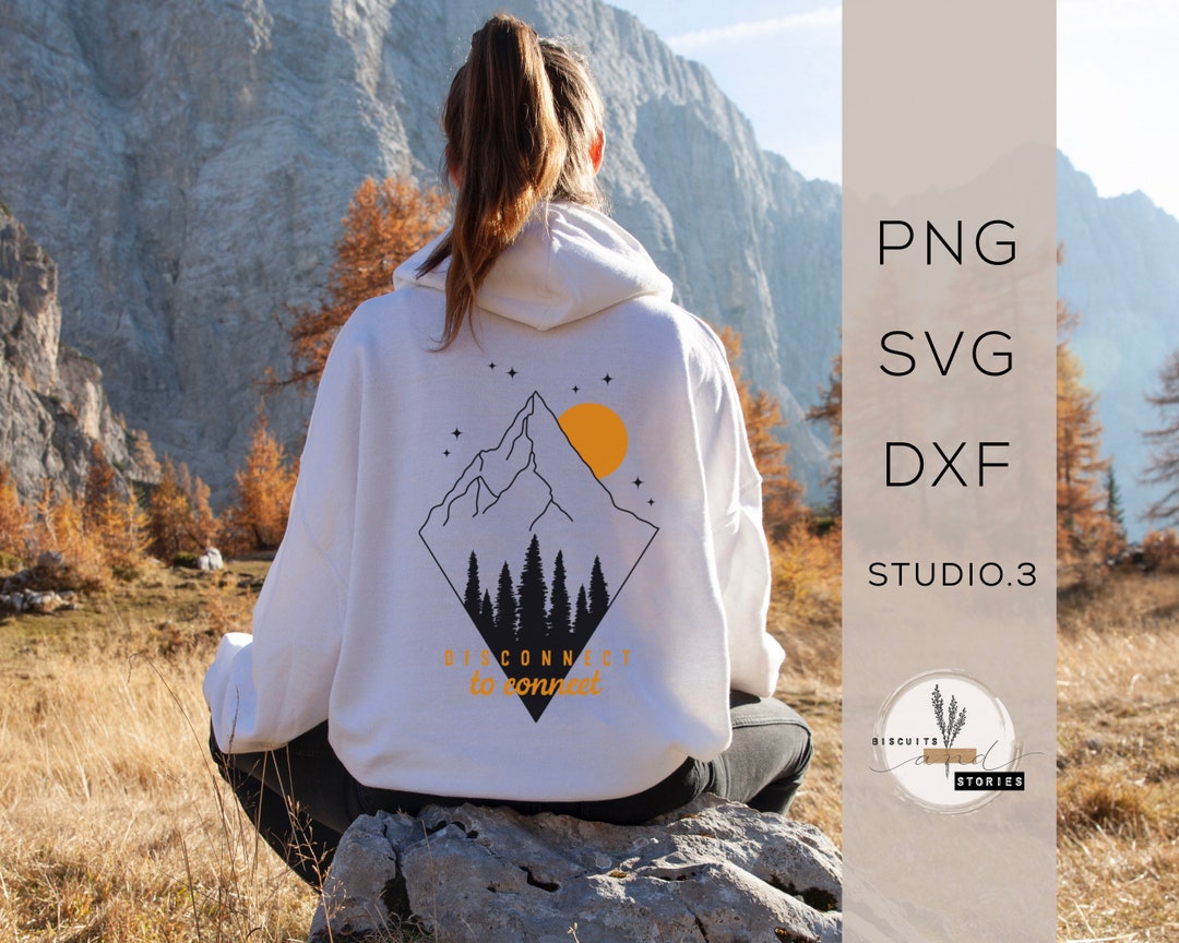 Plotterdatei SVG Berge Wald Natur Sprüche Schriftzug - Etsy.de