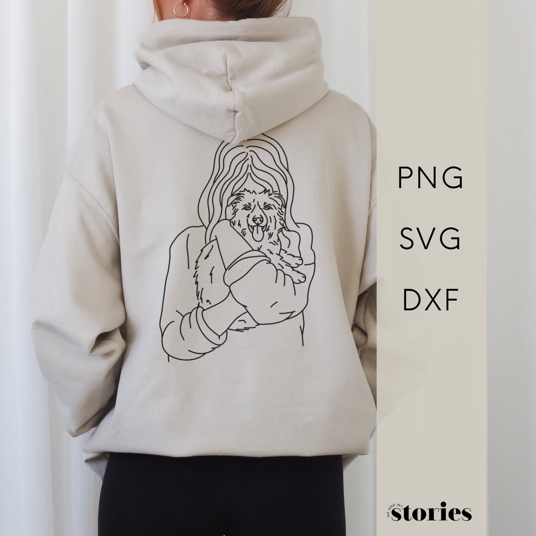 Plotter File SVG dog Mum Line Art, Graphic File for Plotter, Vector ...