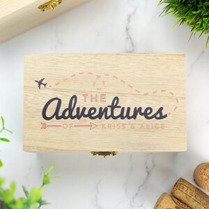 Personalised Travel Memory Box Keepsakes Trinket Adventure Mementos - Etsy