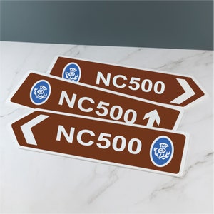 Personalised Scotland North Coast 500 NC500 Directional Road Sign ...