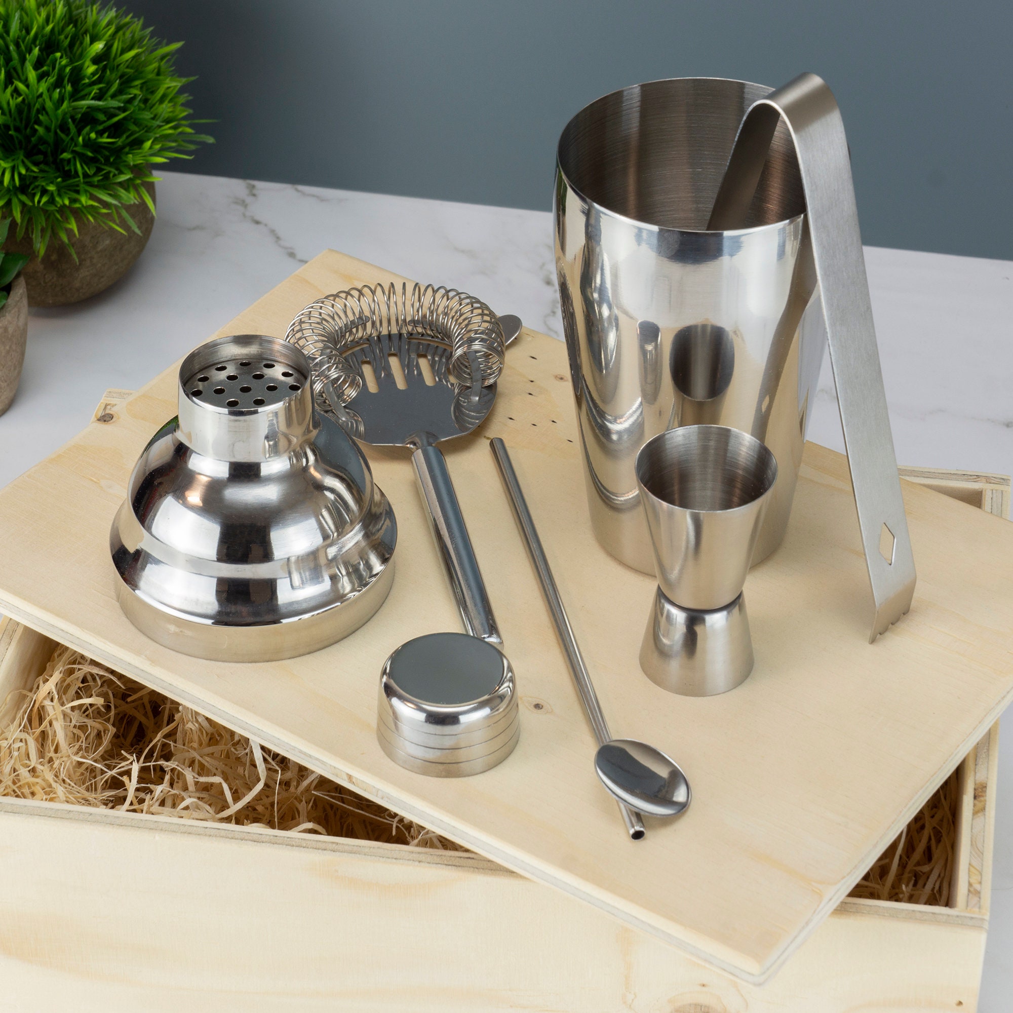 Personalised Cocktail Set Complete With Custom Printed Box - Etsy