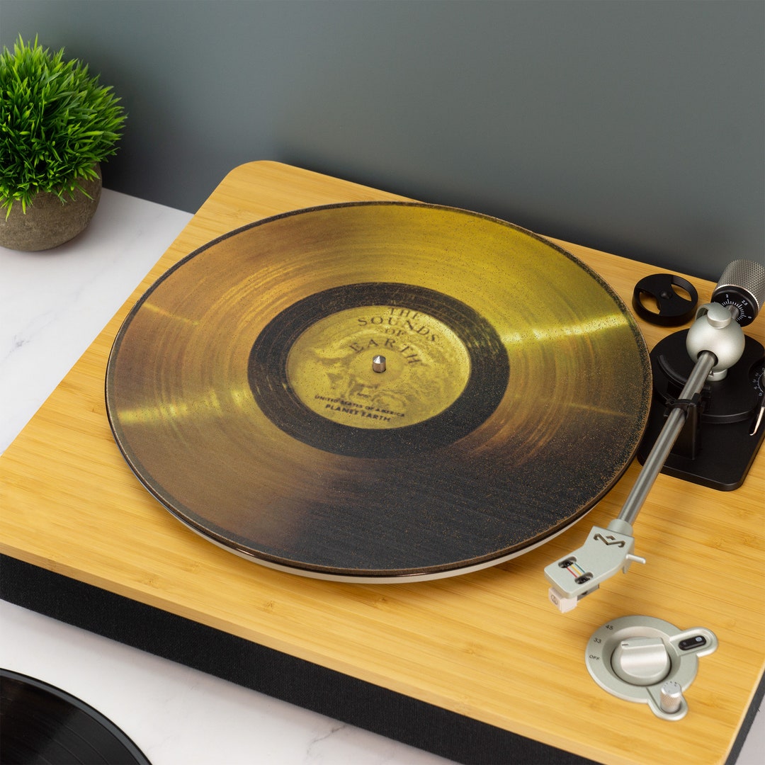 Voyager Golden Record Disk Slip Mat Turn Table DJ Slip Mat - Etsy