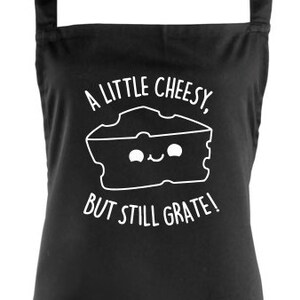 A Little Cheesy Printed Apron Funny Cooking Baking Home Chef Cheese ...