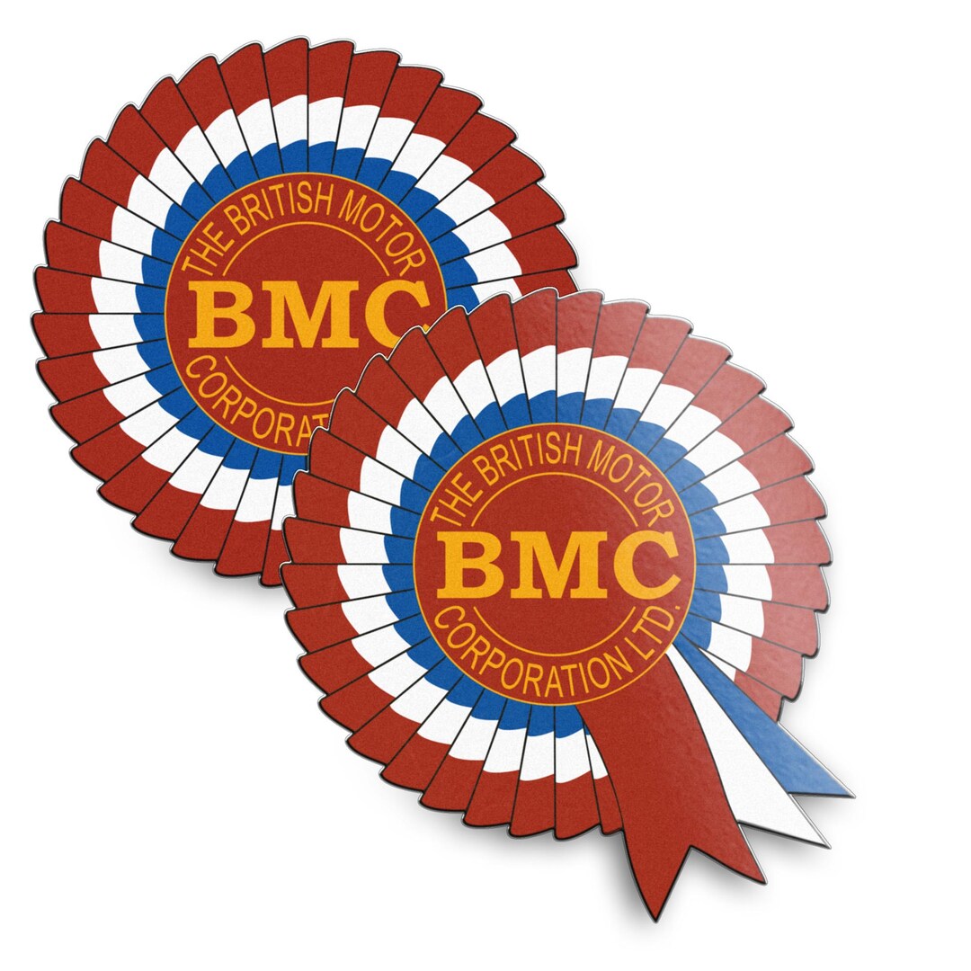 BMC Rosette Badge Sticker Classic Car Vinyl Decal Licensed Product - Etsy