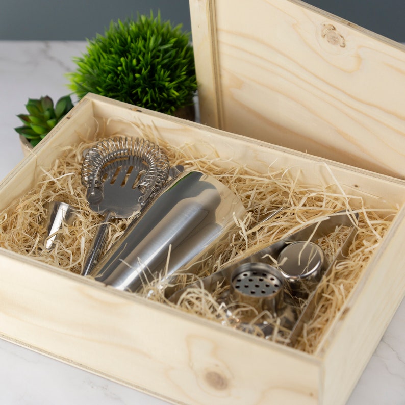 Personalised Cocktail Set Complete With Custom Printed Box - Etsy