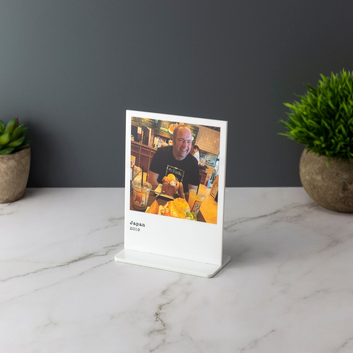 Personalised Photo Print Plaque With Custom Message - Etsy