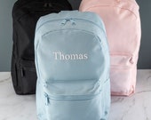 Personalised Kids Backpack Embroidered With Name Initials - Etsy UK