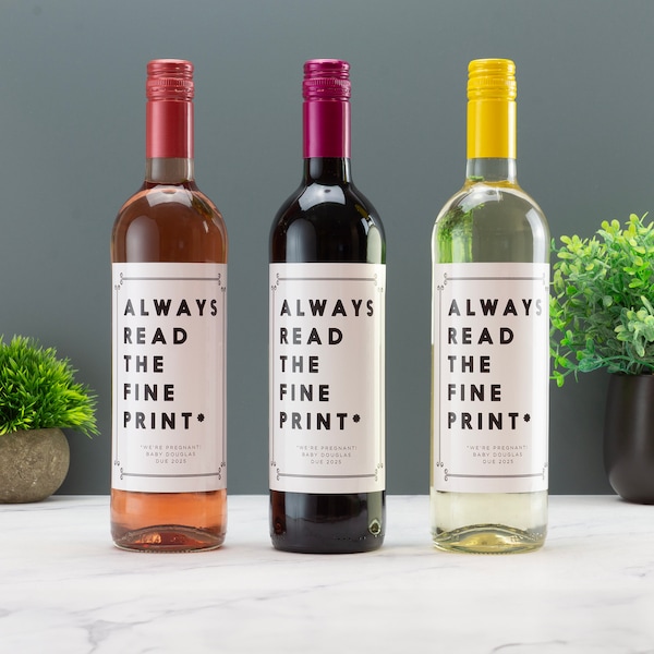 Funny Wine Labels - Etsy UK