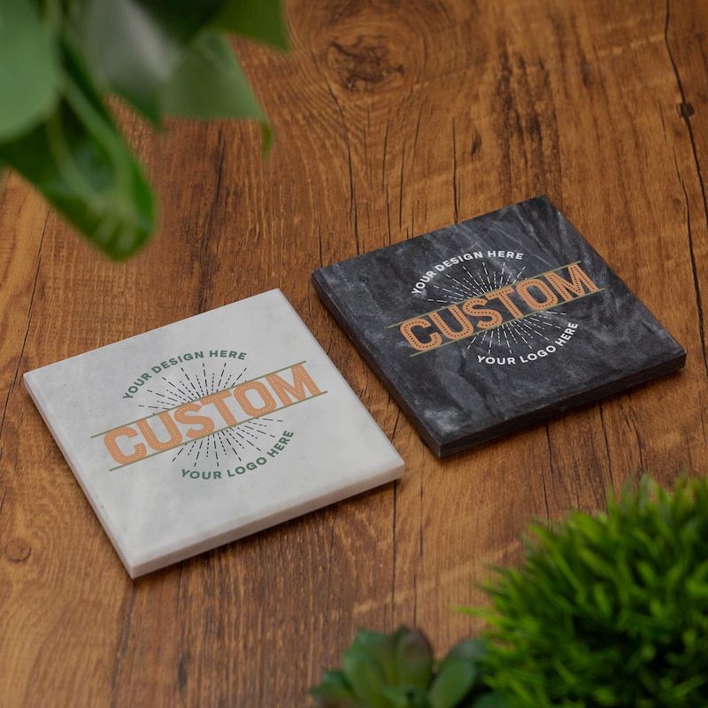 Logo Printing Coaster - Etsy UK